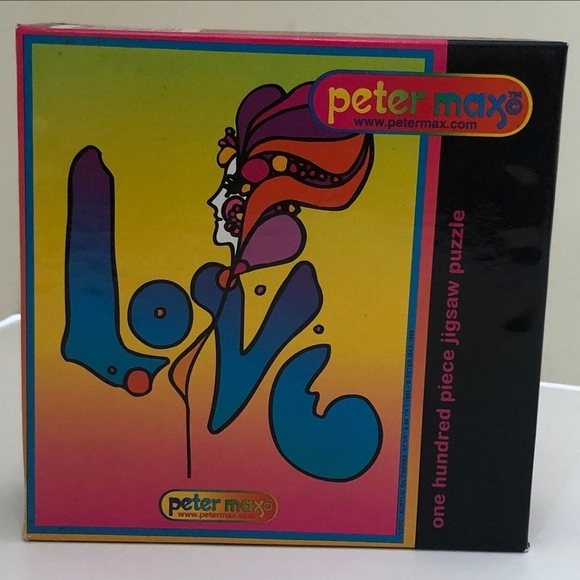 Peter Max | Games | Vintage Peter Max Love Jigsaw Puzzle Never Opened | Poshmark